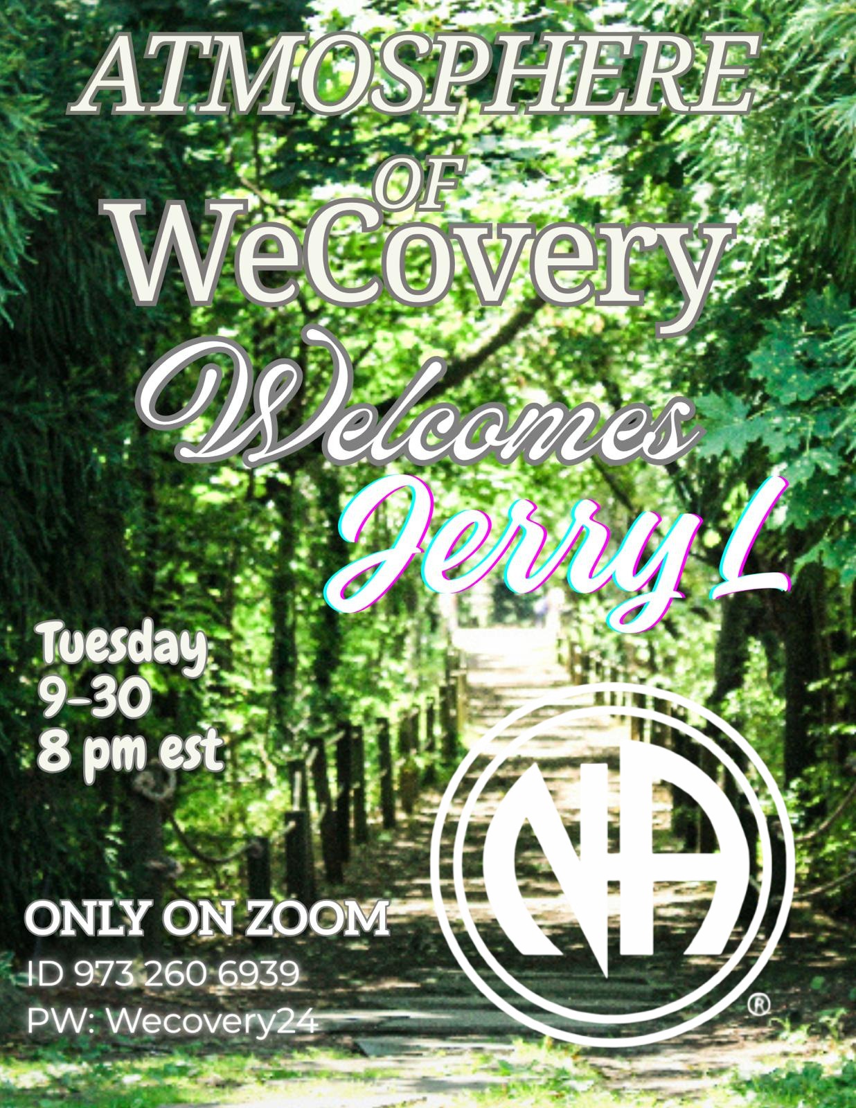 Atmosphere of WEcovery NA group present... | We Do Recover Online Area ...